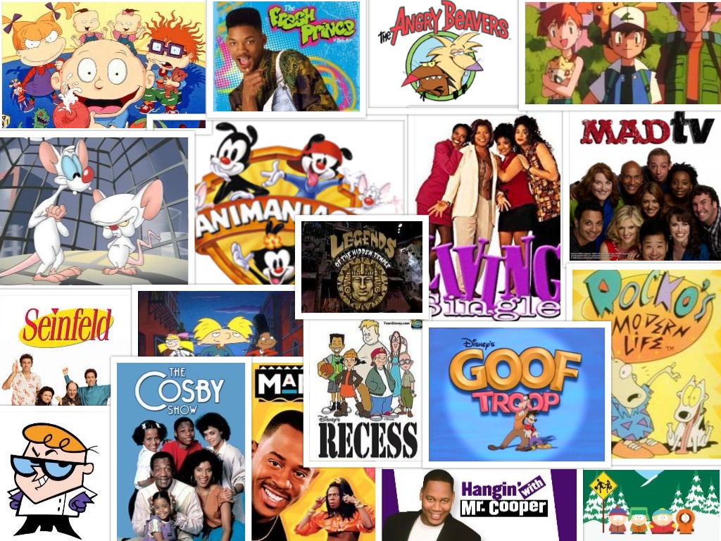 90s Tv Show Collage